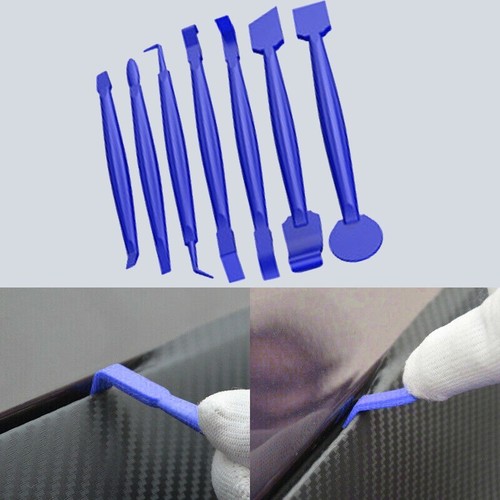 Durable Scraper Tool Vinyl Wrap Blue Film Glass Cleaning Kit PP Pasting ...