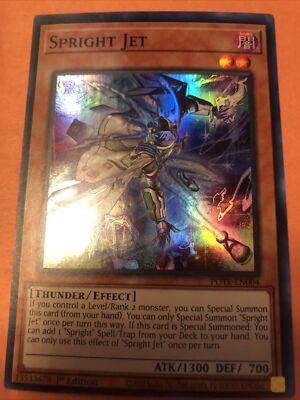 Yu-Gi-Oh! TCG Spright Jet Power of the Elements POTE-EN004 1st Edition ...