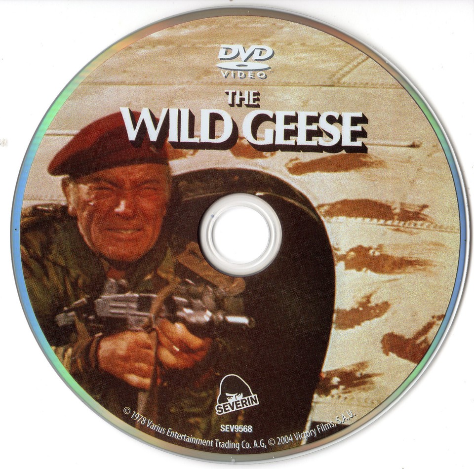 The Wild Geese (DVD, 1975) LIMITED ED. DISC ONLY; NO CASE/ART/BLU-RAY ...