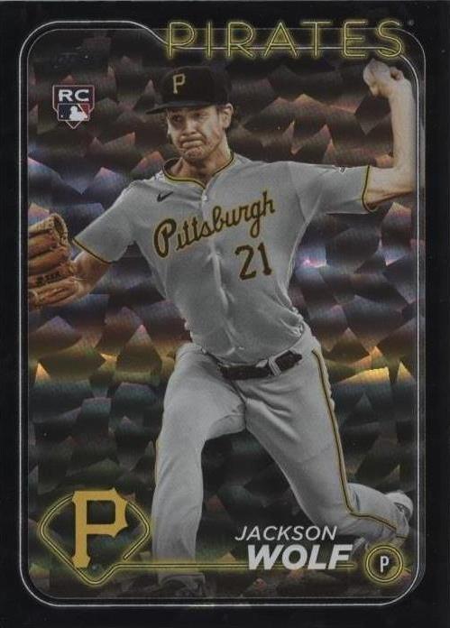 2024 Topps Series 2 - Jackson Wolf #523 Black Foil (RC) for sale online ...