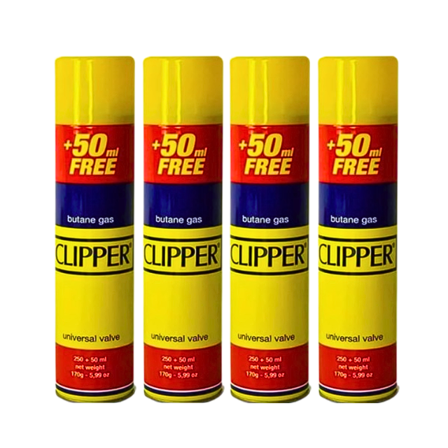 Clipper Butane Gas Universal Fluid Fuel Lighter Refill 300ML High ...