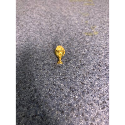 First holy communion pin gold color chalice IHS | eBay