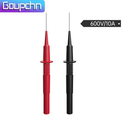 2PCS Insulated Piercing Needle Test Probe Pin For 4mm Banana Plug ...