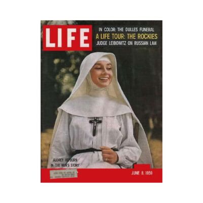 VTG Life Magazine June 8, 1959 Audrey Hepburn in The Nun’s Story | eBay