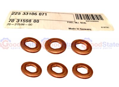 Victor Reinz for Mercedes-Benz Sprinter Fuel Injector Washer Set of 6 ...