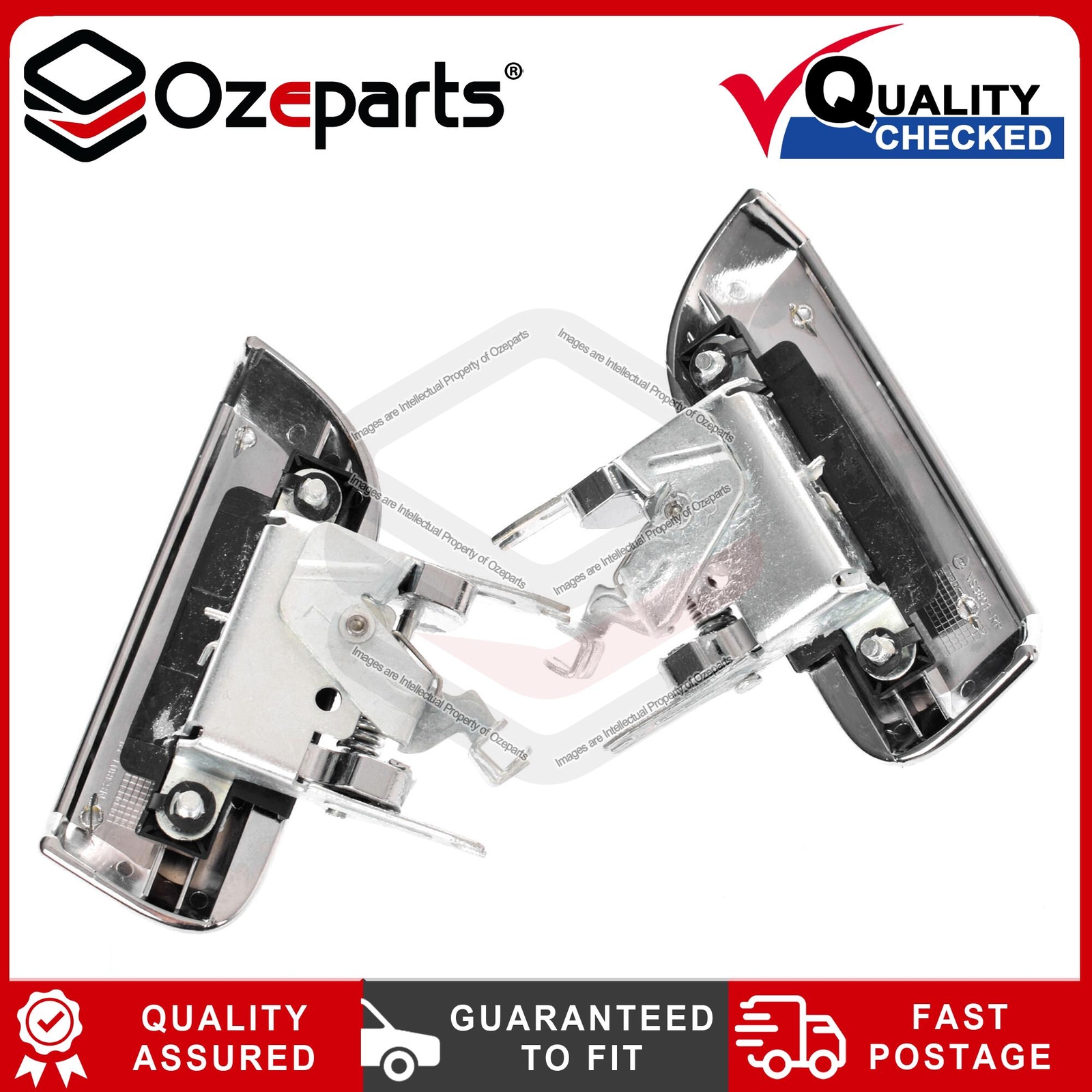 Set Pair LH+RH REAR Outer Door Handle Chrome For Nissan Pathfinder R51 ...