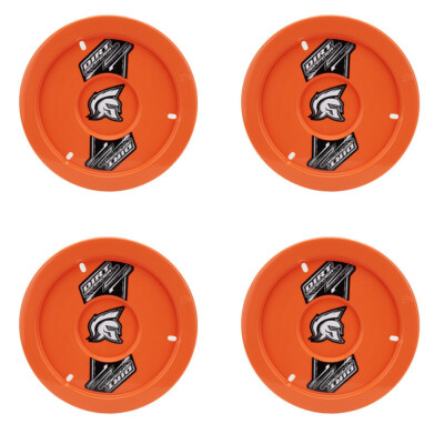 Dirt Defender 15 x 8 Gen II Solid Wheel Covers Mud Covers Orange 4 Pack ...