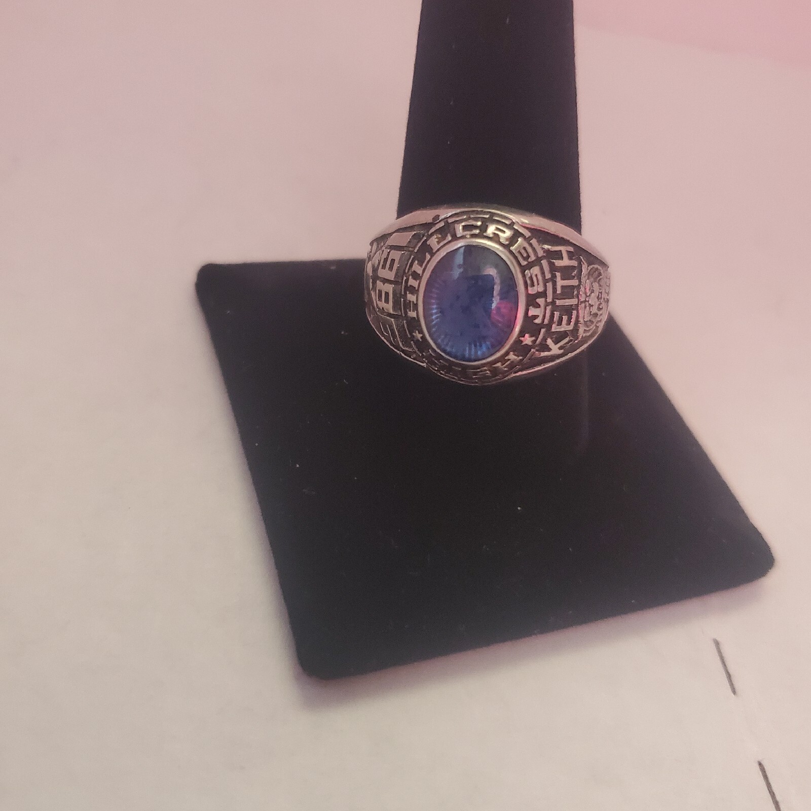 Hill Crest High Class Ring Size 12.25 - Gem