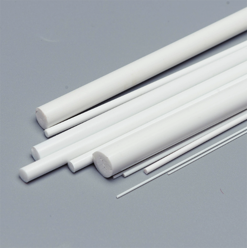Ø1mm Ø2mm~Ø6mm White ABS Plastic Tube Round Rod Model Craft DIY Length ...