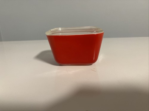 Pyrex Primary Red 501-B Refrigerator Dish Fridgie With Lid | eBay