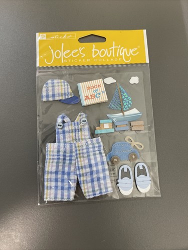 JOLEES Stickers Toddler Baby Boy 3D Yellow Label Rare New 15586585391| eBay