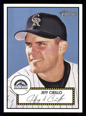 2001 Topps Heritage Jeff Cirillo #260 Colorado Rockies | eBay