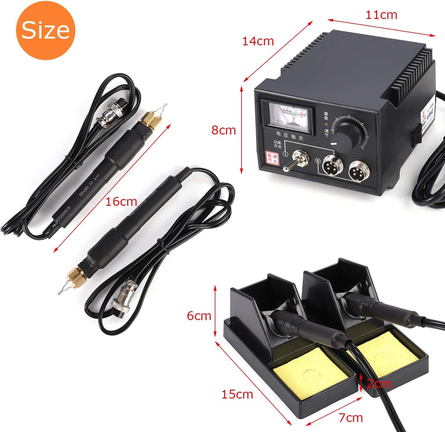 Pyrography Machine with 2 Pyrography Pens and 20pcs Pyrography Tips110V ...