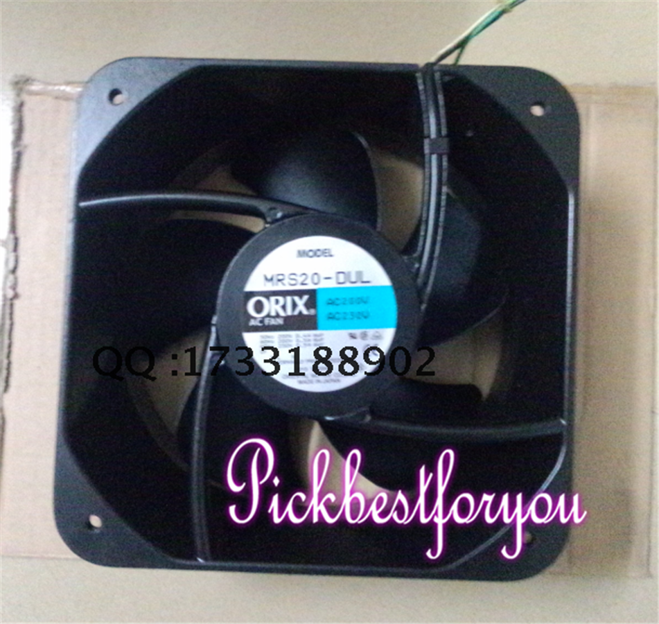 ORIX MRS20-DUL Double ball cooling fan AC200/230V 200*200*90MM 2wire # ...