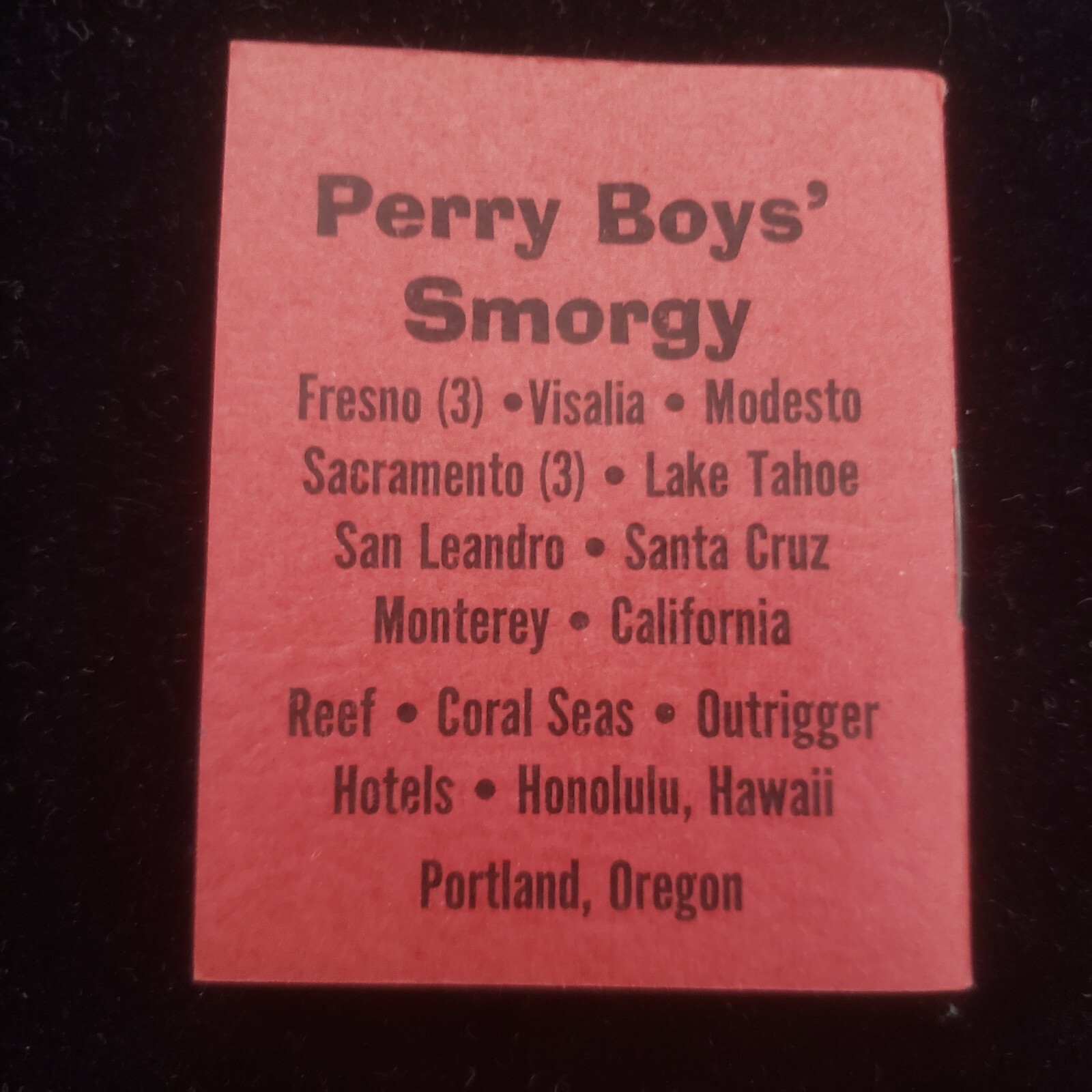 Vintage Mini Bible Verses Book Booklet PERRY BOYS SMORGY Souvenir ...