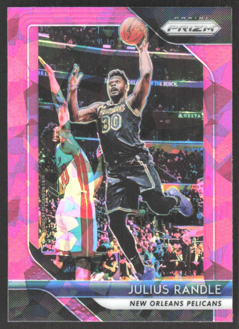 2018-19 Panini Prizm Prizms Pink Ice Julius Randle New Orleans Pelicans ...