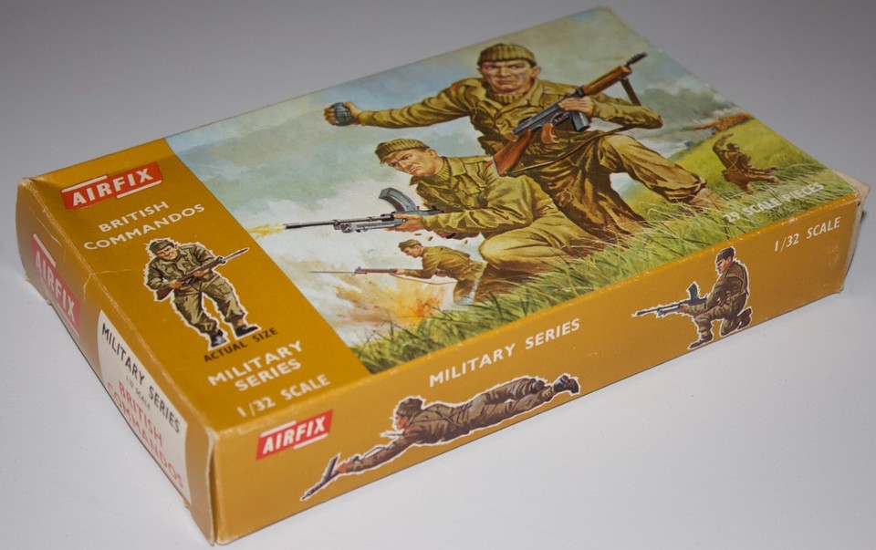 Airfix Toy Soldiers Boxed british commandos 1/32 Scale complete set ...