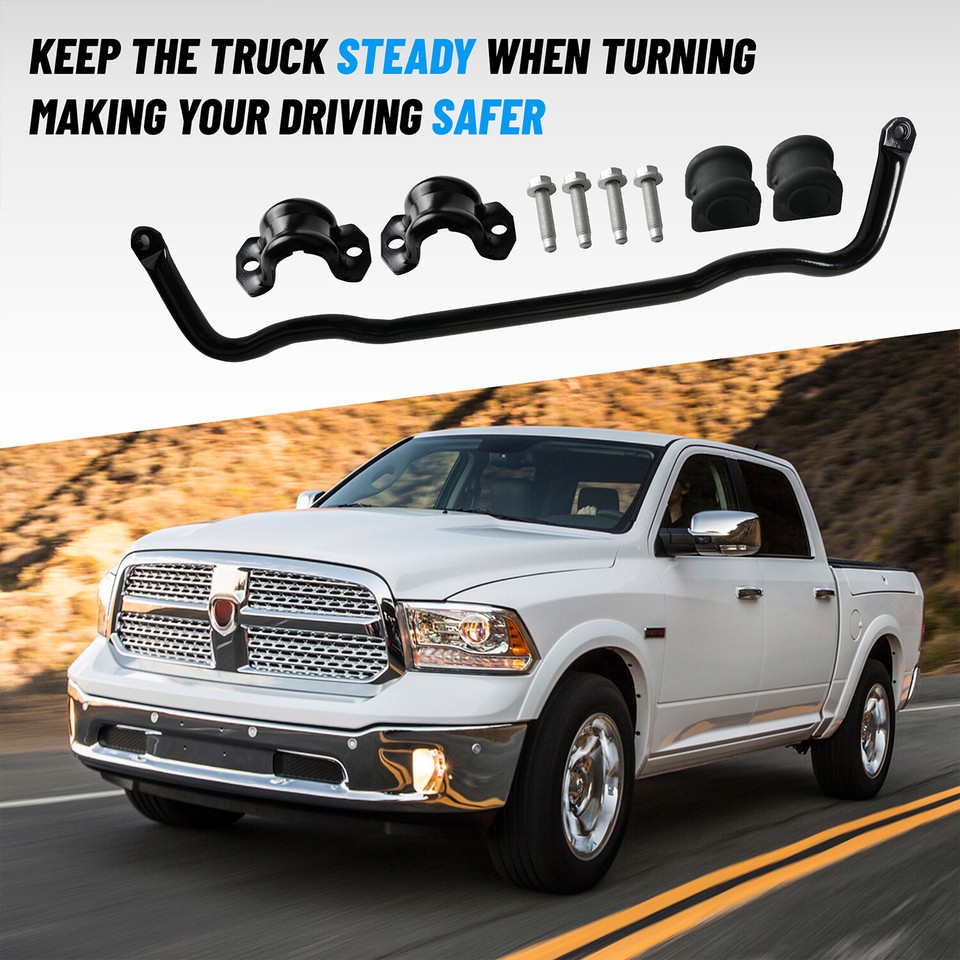Front Suspension Stabilizer Bar Complete Kit 55398938AC for 2011-18 Ram ...