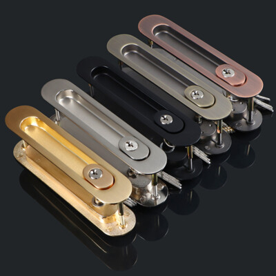 Recessed Sliding Door Locks Invisible Hidden Wood Pocket Barn Door Hook ...