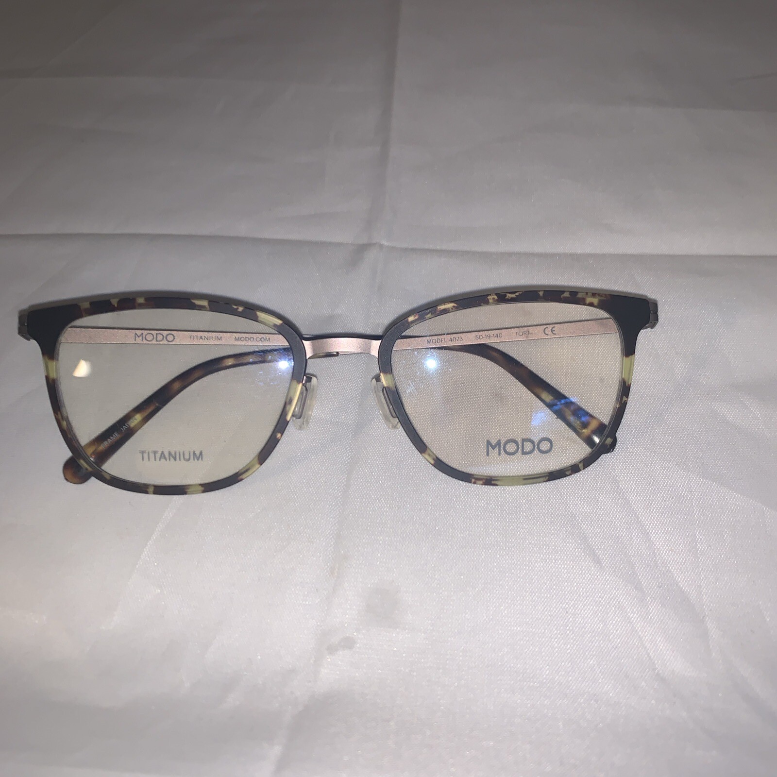 Modo 4073 50-19-140 Eyeglasses Tortoise Titanium FRAME | eBay