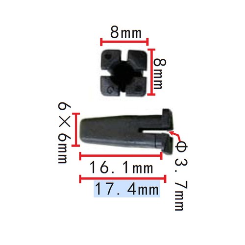 50x OEM Toyota Lexus wheel opening molding retainer nut 90189-04231 ...