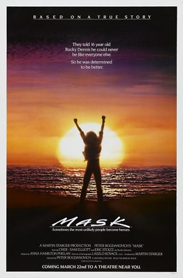 MASK (1985) ORIGINAL ADVANCE MOVIE POSTER - ROLLED | eBay