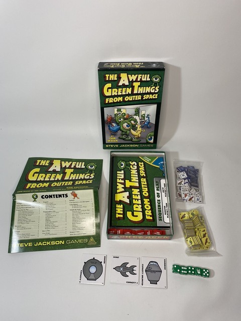 The Awful Green Things From Outer Space - Steve Jackson Games 8th ...