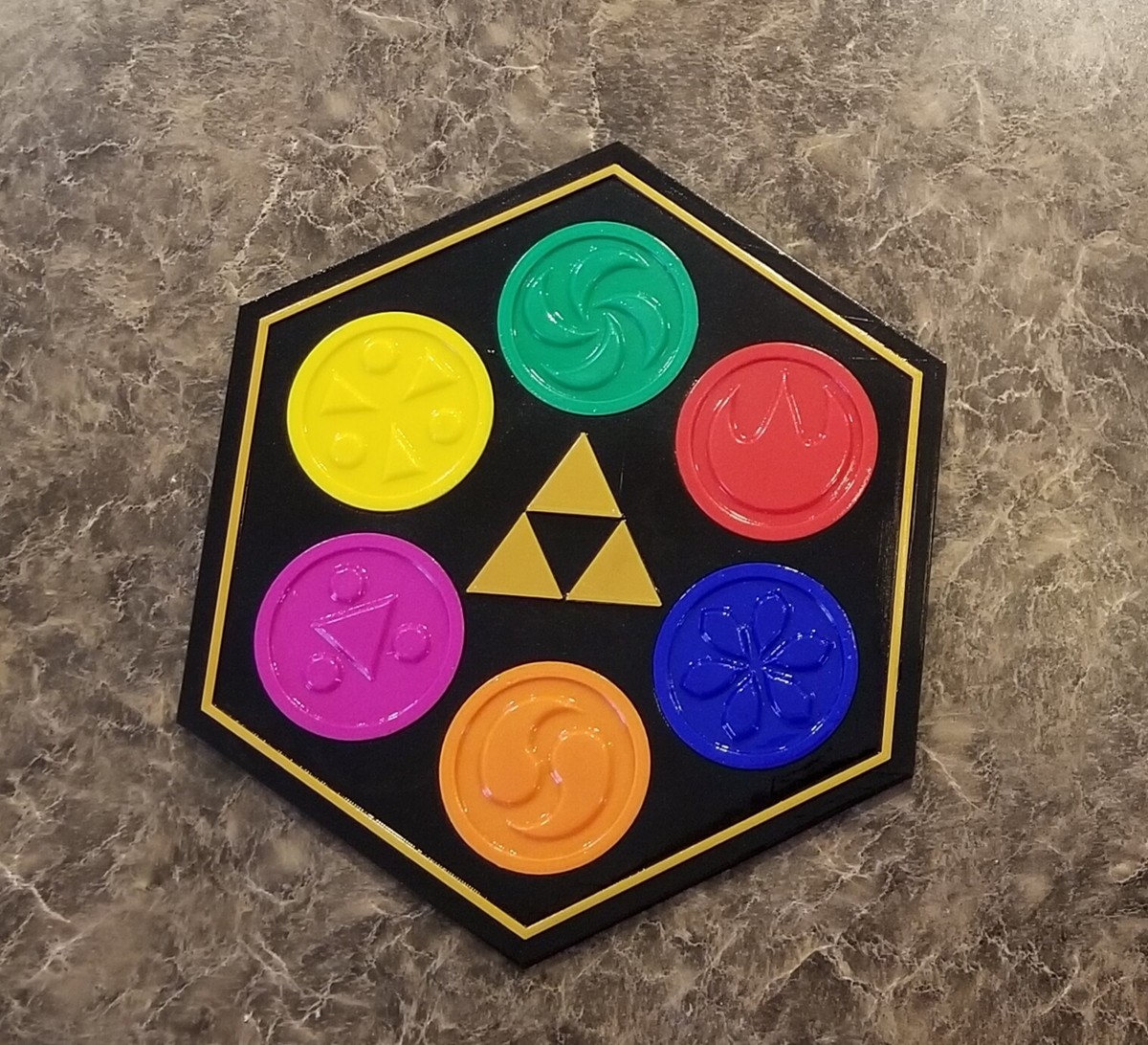 Ocarina Of Time Sage Medallions 3D Printable Legend Of Zelda Ocarina