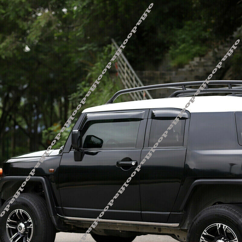 4P For Toyota FJ Cruiser 2006-2020 Door Window Vent Visor Sun Rain ...