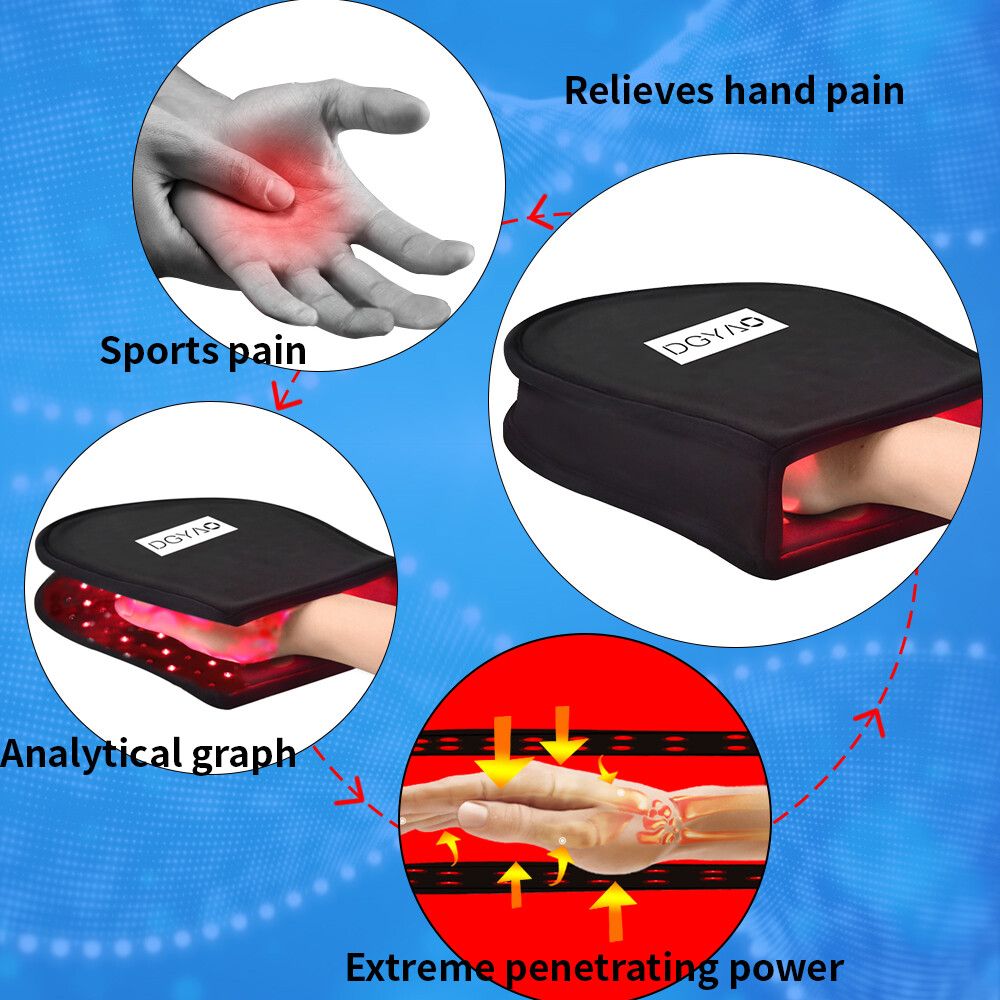 Infrared Red Light Therapy Hand Glove For Arthritis Pain Relief Mitten ...
