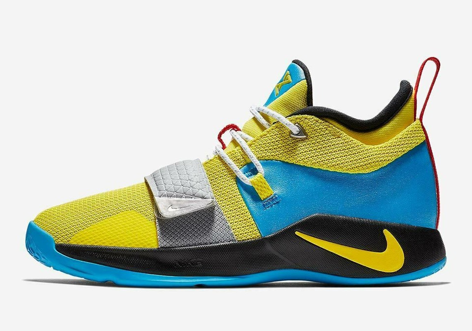 Nike PG 2.5 GS OPTI Yellow Blue Hero Size 6.5 Paul George BQ9457 740 | eBay