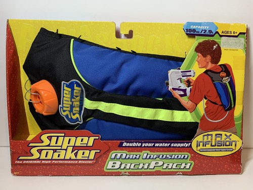 Hasbro Super Soaker Max Infusion BackPack 100 OZ/2.9L Capacity New | eBay