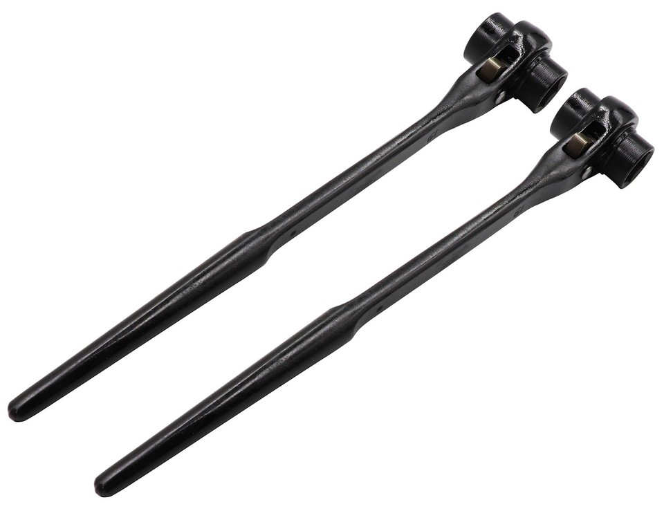 2-Pack Hexagon Scaffold Quick Wrench, 19mm/22mm Ratchet Spanner, Double ...