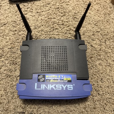 Linksys WRT54G v8 2.4 GHz 54 Mbps 4-Port Wireless G Broadband Router | eBay