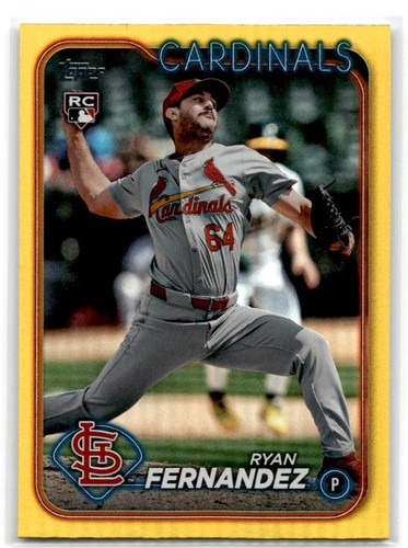 2024 Topps Update #US111 Ryan Fernandez Gold Rainbow Foil St. Louis ...