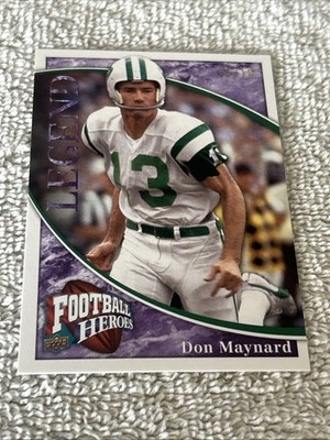 Dan Maynard 2009 Upper Deck Heroes Purple 10/10 NY Jets #226 Bookend | eBay