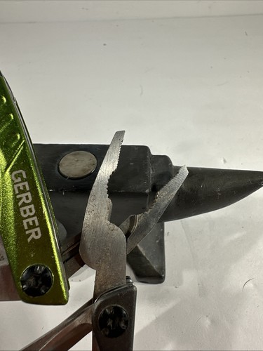 Gerber Dime Keychain Mini Multi-Tool Knife Scissors Pliers Green /grey ...