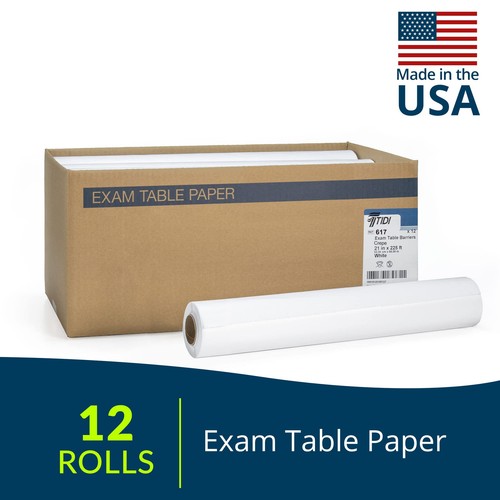 Avalon Papers Exam Table Paper, White, 21" x 125” (Pack of 12 ...