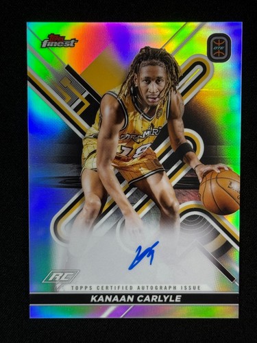 2022-23 Topps Finest OTE Overtime Elite - Kanaan Carlyle Refractor Auto ...