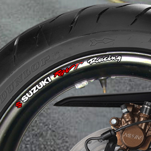 8 x SUZUKI RGV R RACING WHEEL RIM STICKERS DECALS rgvr 125 250 500 | eBay