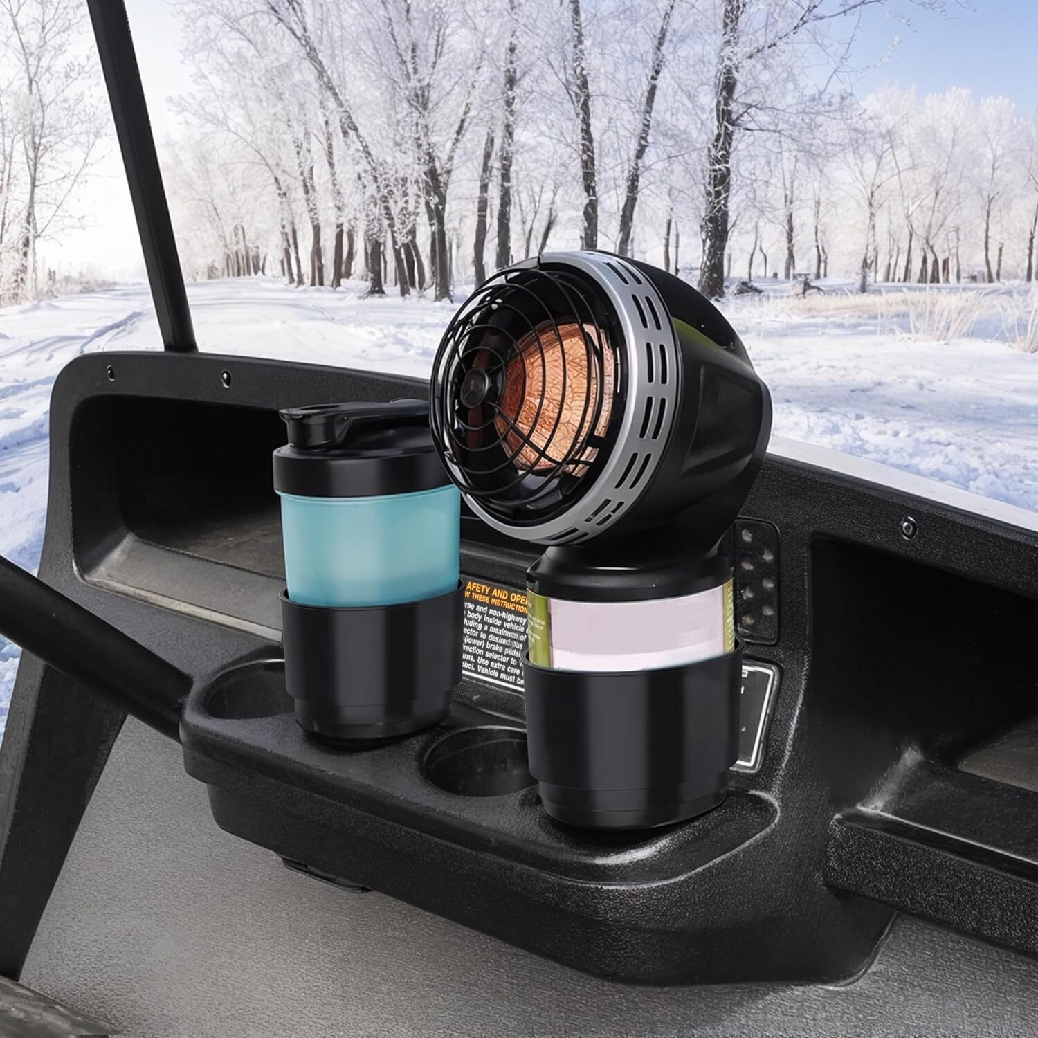10L0L 2 Pack Golf Cart Heater Propane Cup Holder for Yamaha EZGO Club ...