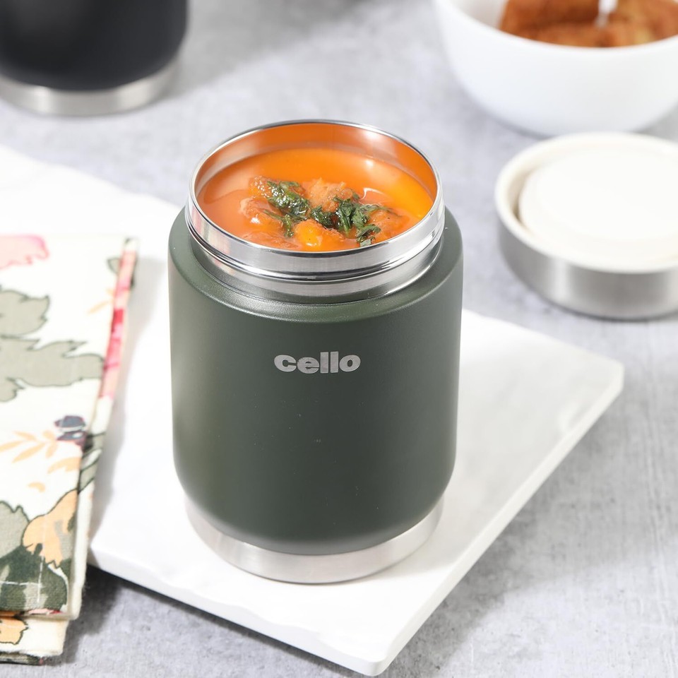Cello Duro Supee Tuff Steel Vacuum Insulated Hot and Cold Thermal Flask ...