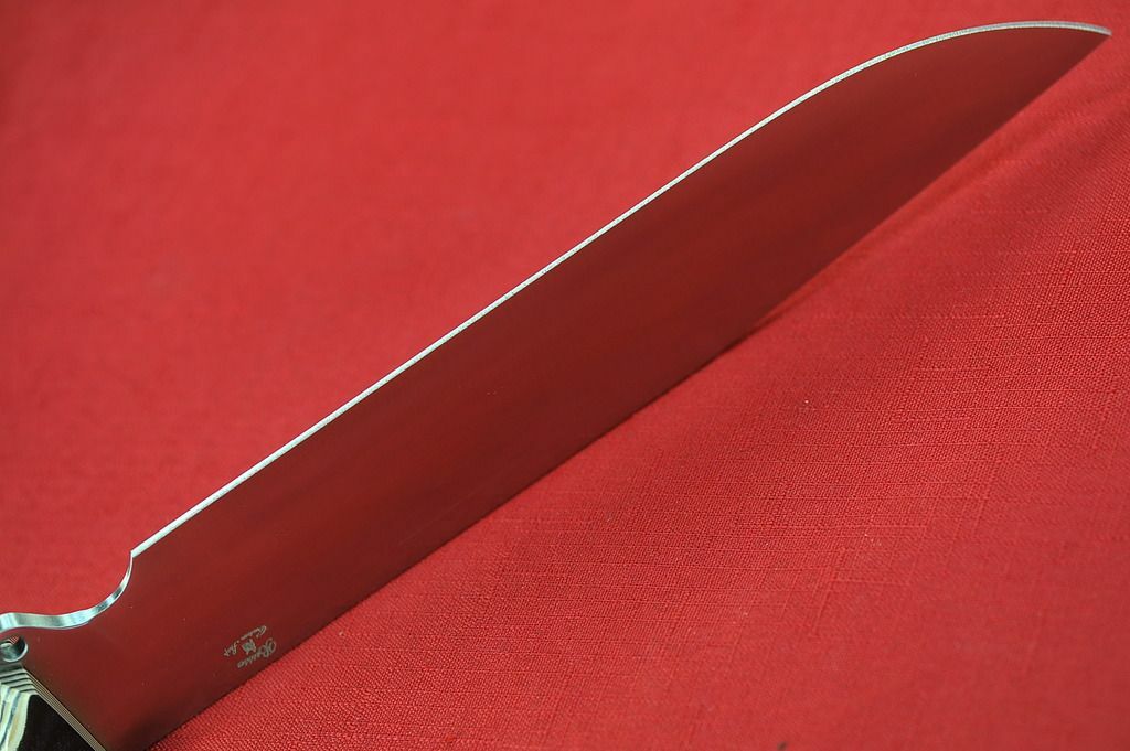 Busse Custom Bushwacker Mistress Bowie .195" Satin INFI, G-rexed ...
