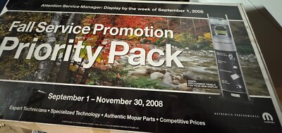 OEM Mopar Dealership Display Kit, Promotion, Advertising , Oil ...