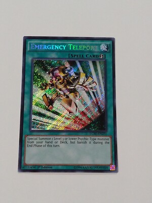 Yugioh Emergency Teleport LC5D-EN251 Secret Rare 1st Ed NM | eBay