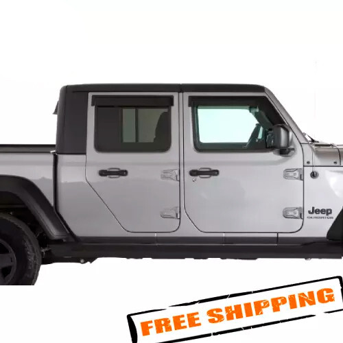 GT Styling 88644S Ventgard Smoke Window Deflectors for 19-21 Jeep ...