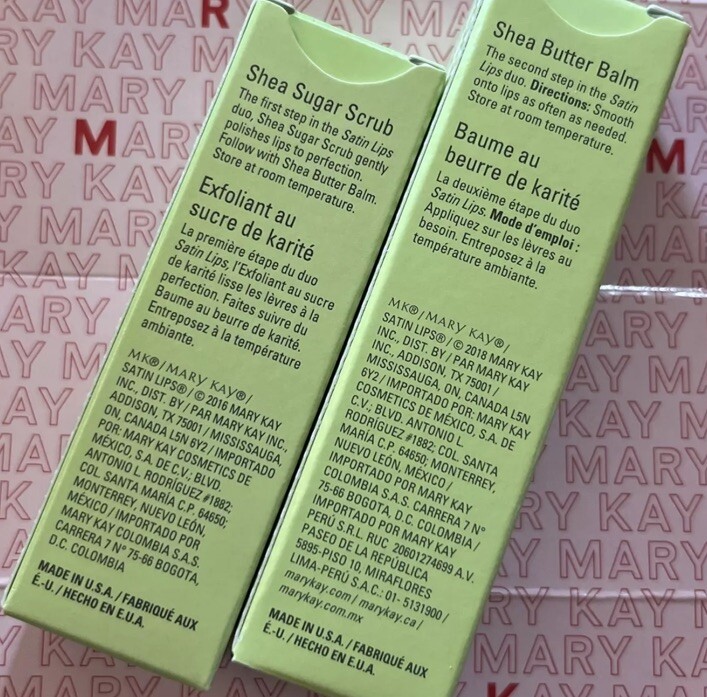Mary Kay Satin Lips White Tea & Citrus Shea Butter Balm, .3 oz-NEW-FREE ...