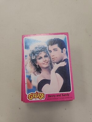 Grease Series 1 1978 66 Trading Cards Complete Set & 10 Of 11 Stickers ...