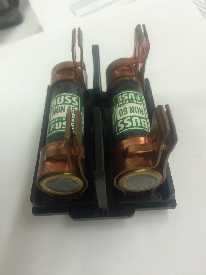 FPE FEDERAL PACIFIC FEDERAL NO ARK 602M MAIN 60AMP FUSE PULLOUT F2735X ...