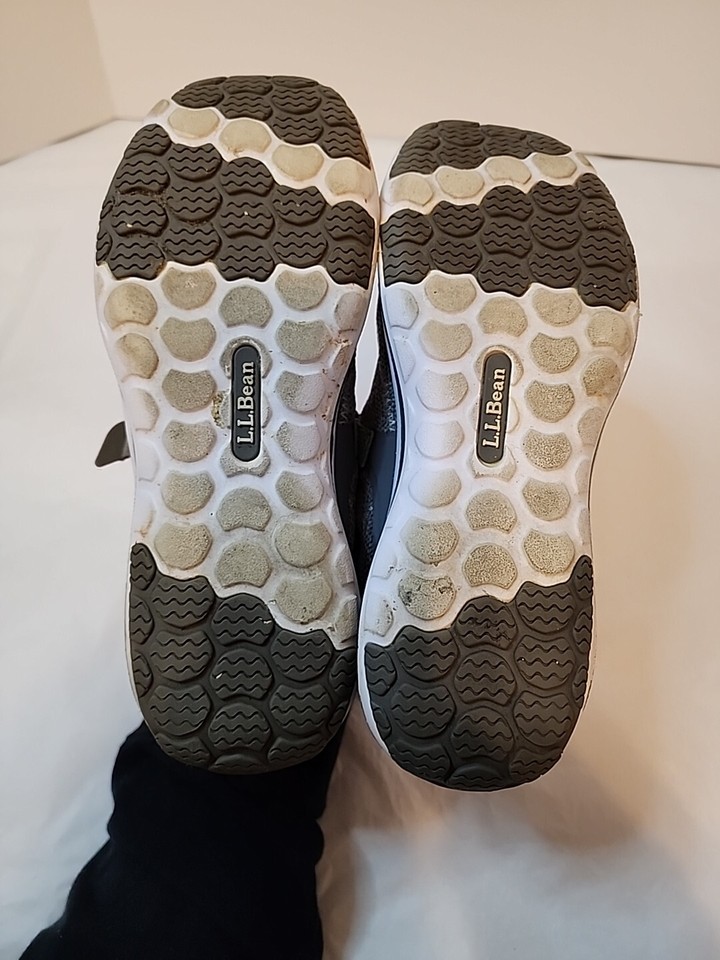 LL Bean Back Cove Mary Jane 510177 Size 8 Medium Light Gray | eBay
